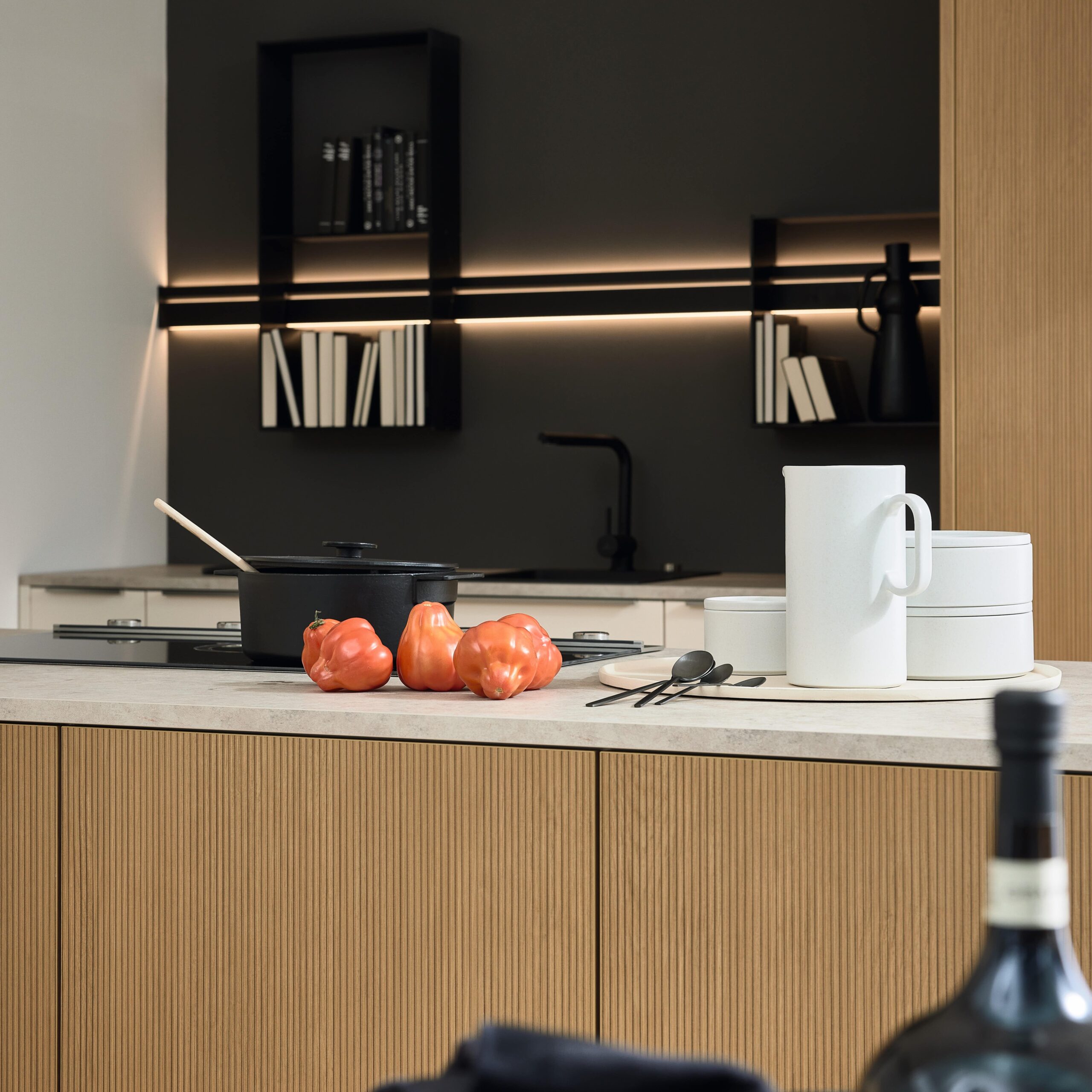 Our Artline Kitchen | Scandi-Inspired Fluted Wood Fronts | Nolte ...